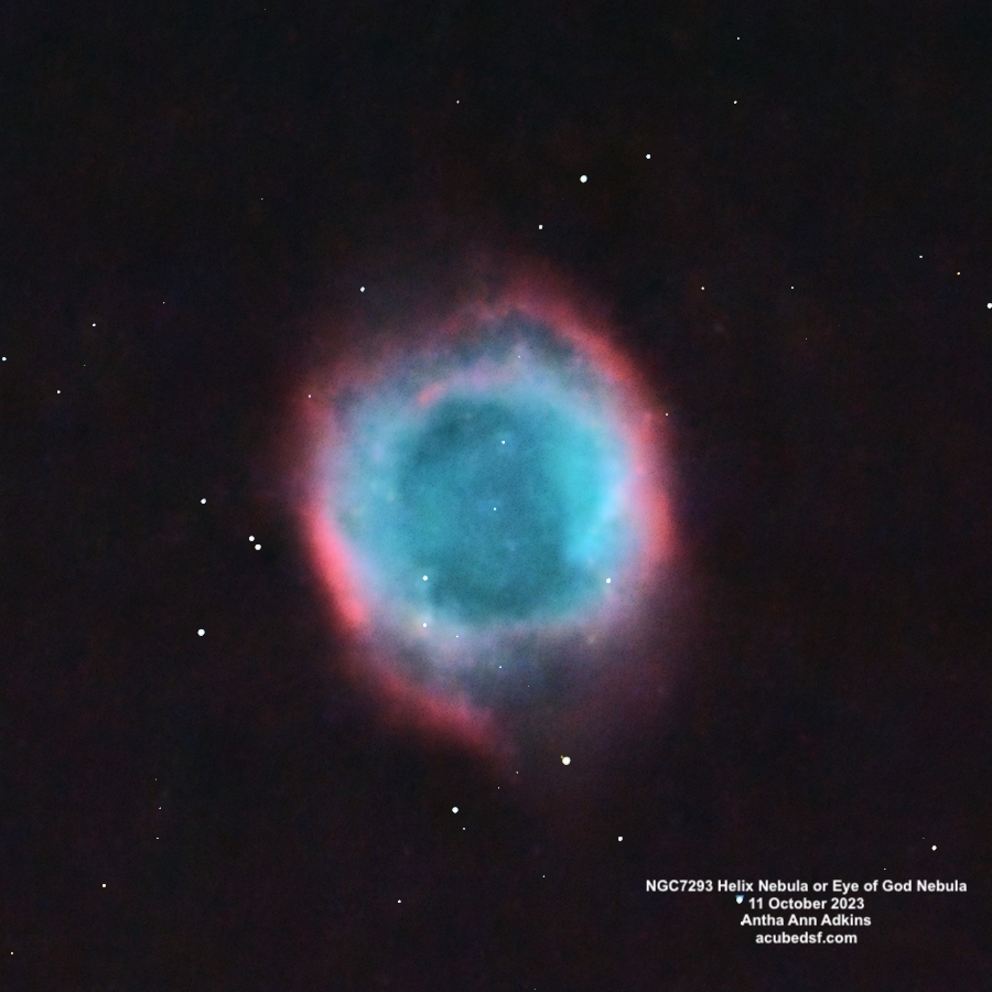 NGC 7293 Helix Nebula 2023 | Space&Aliens